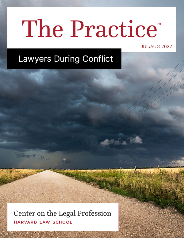 Lawyers During Conflict - Harvard Law School Center on the Legal Profession